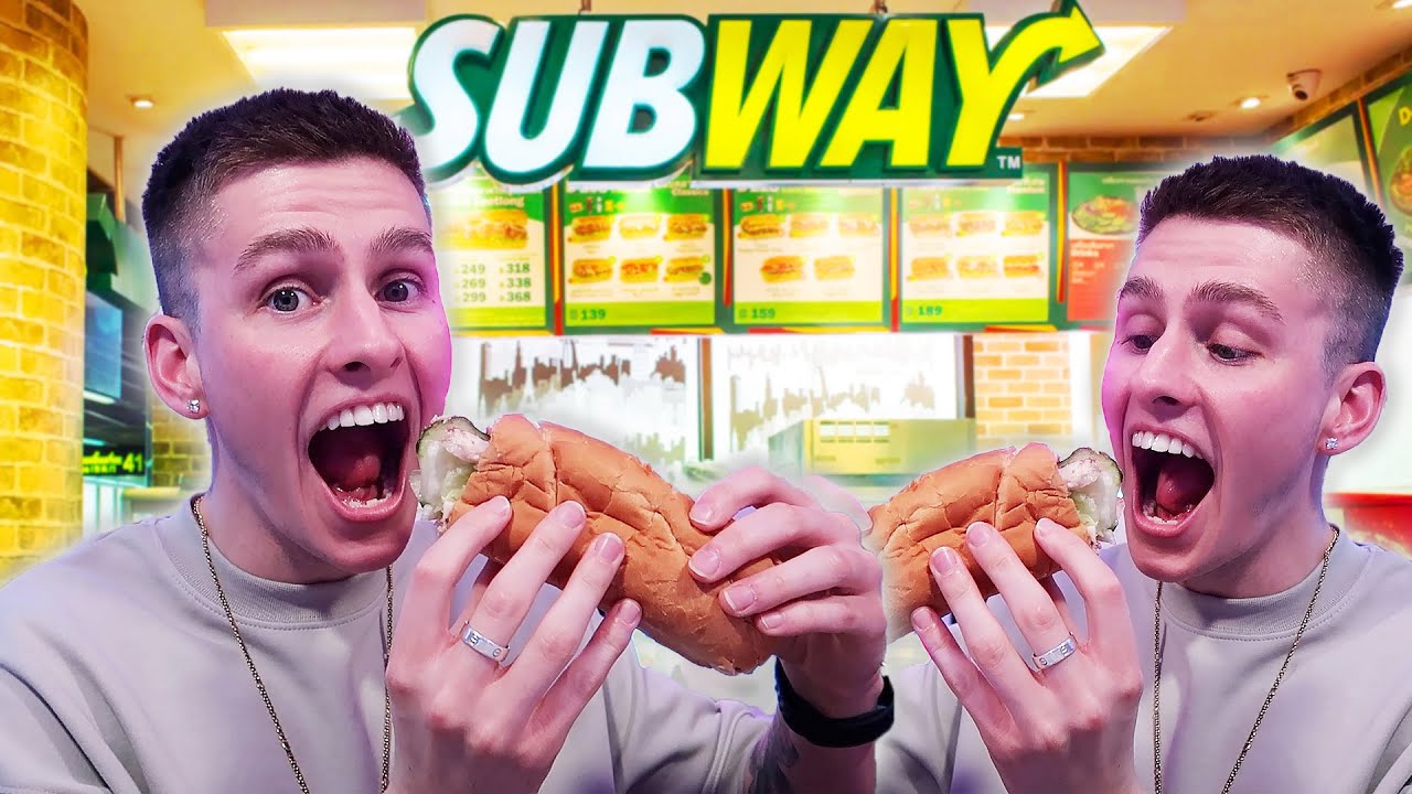 I ONLY Ate SUBWAY For 24 HOURS! - YouTube