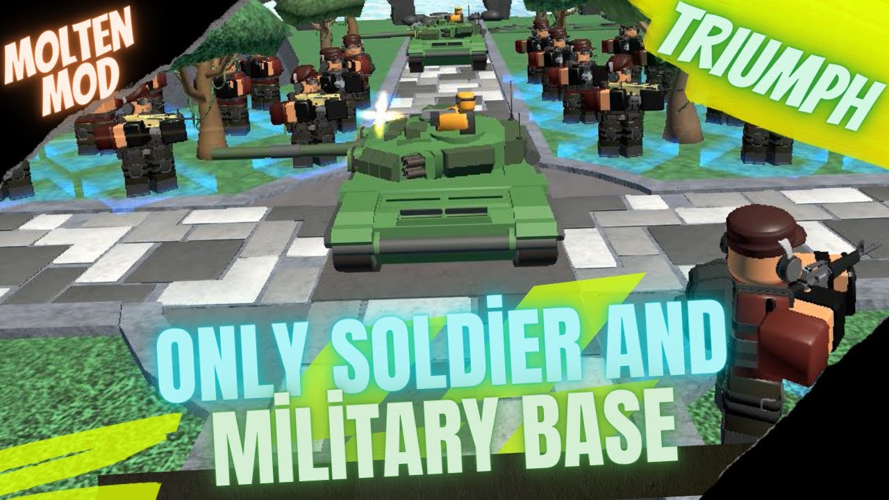 🏹Only Soldier And Military Base🗡//Roblox Tower Defense Simulator-TDS ...
