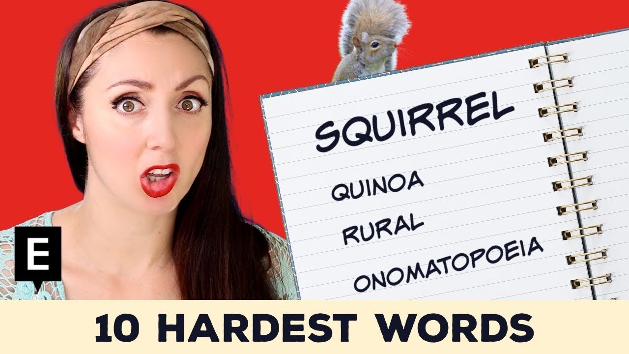 Can YOU Pronounce These Difficult Words in English - 10 Hardest Words ...