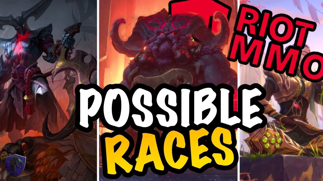 Possible Races to come in the Runeterra Riot MMO - YouTube