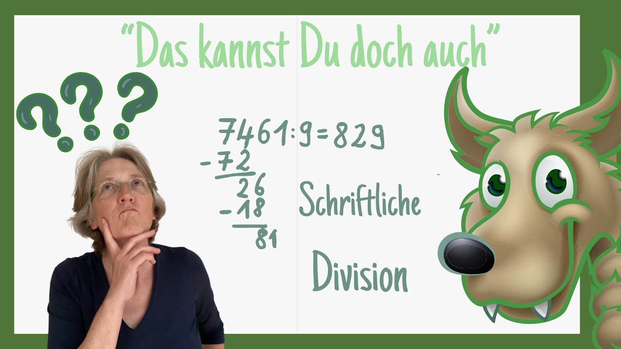 Schriftliche Division mit und ohne Rest Grundschule „Das kannst Du doch ...