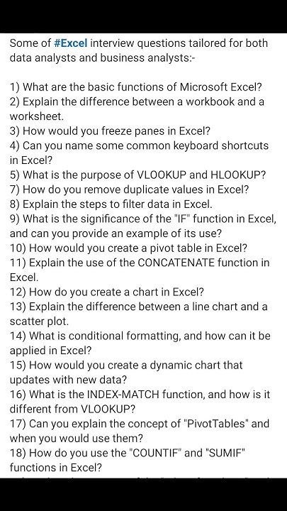 Interview Important Questions Coding Sql Dataanalysis Excel Shorts Leetcode Interviews