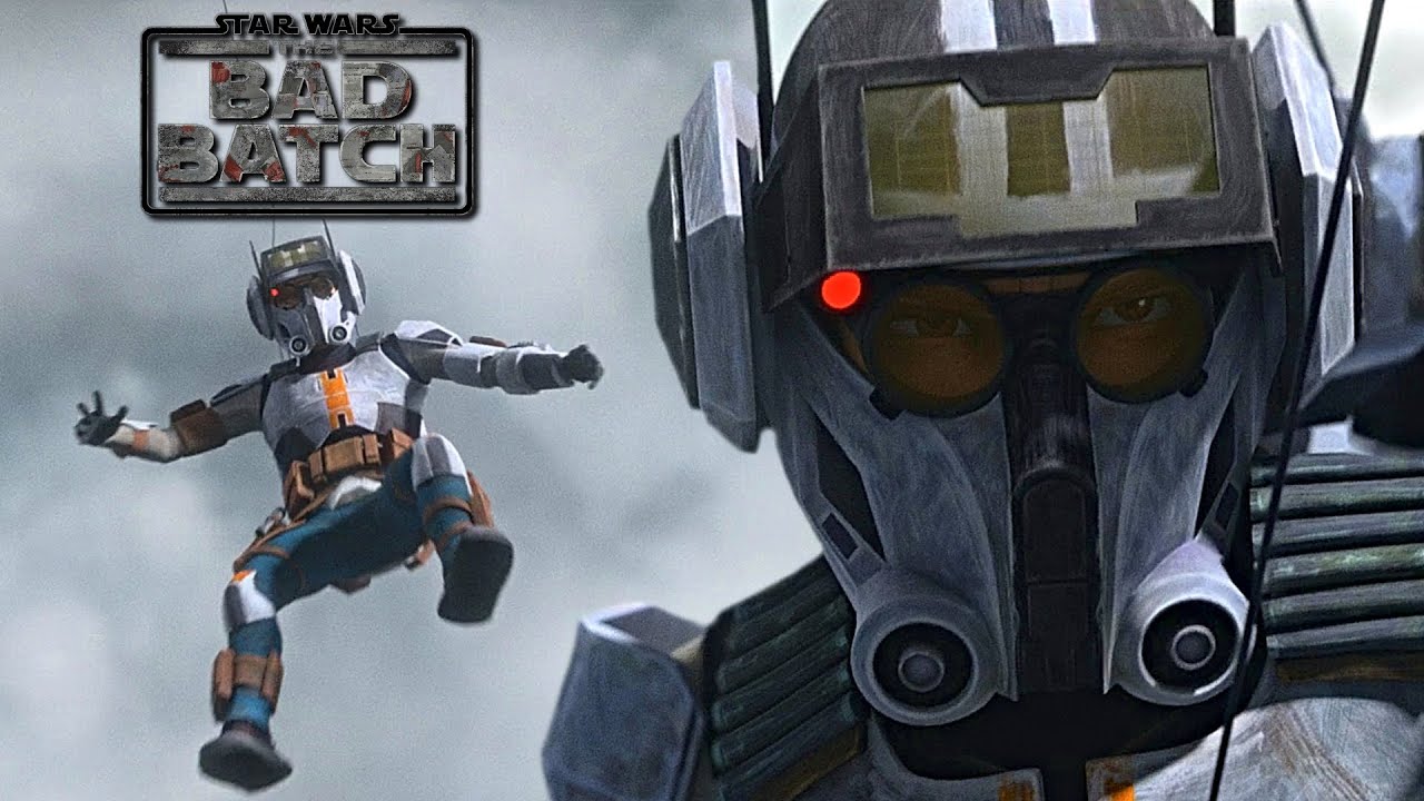 Clone Commando Tech's Death Scene! - Star Wars The Bad Batch - YouTube