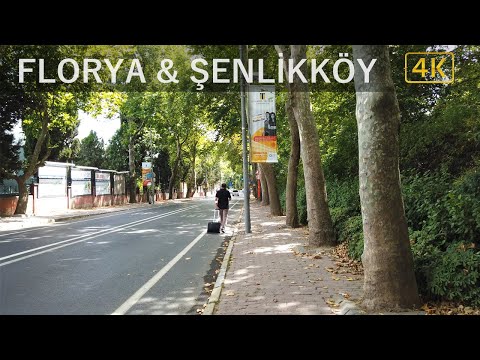 Florya Şenlikköy Yolunda Yürüyüş | İstanbul 4K | İstanbul 2020