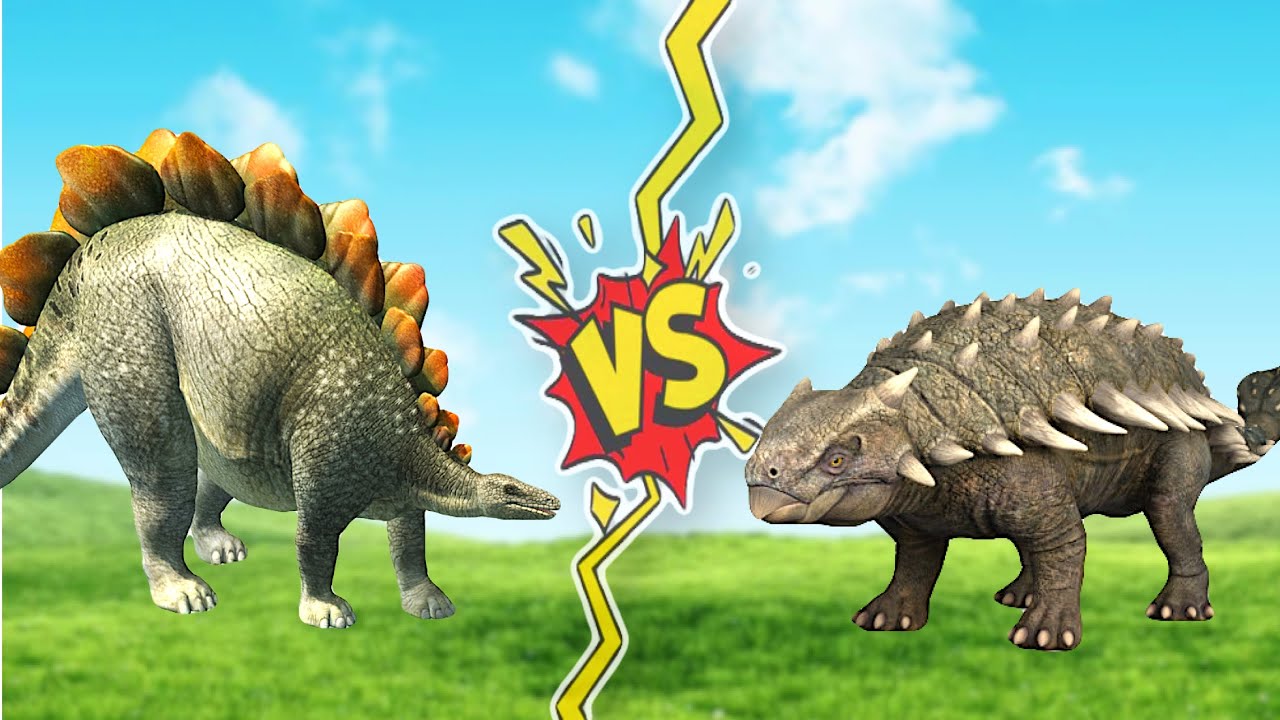 ARBS Ankylosaurus VS Stegosaurus | Animal Revolt Battle Simulator - YouTube