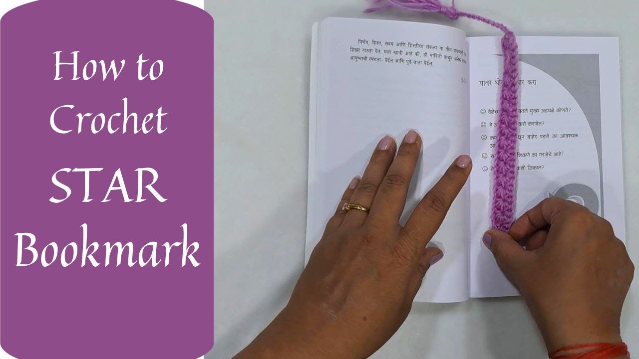 How to Crochet Star Bookmark |Easy Pattern - Great for Beginner ...