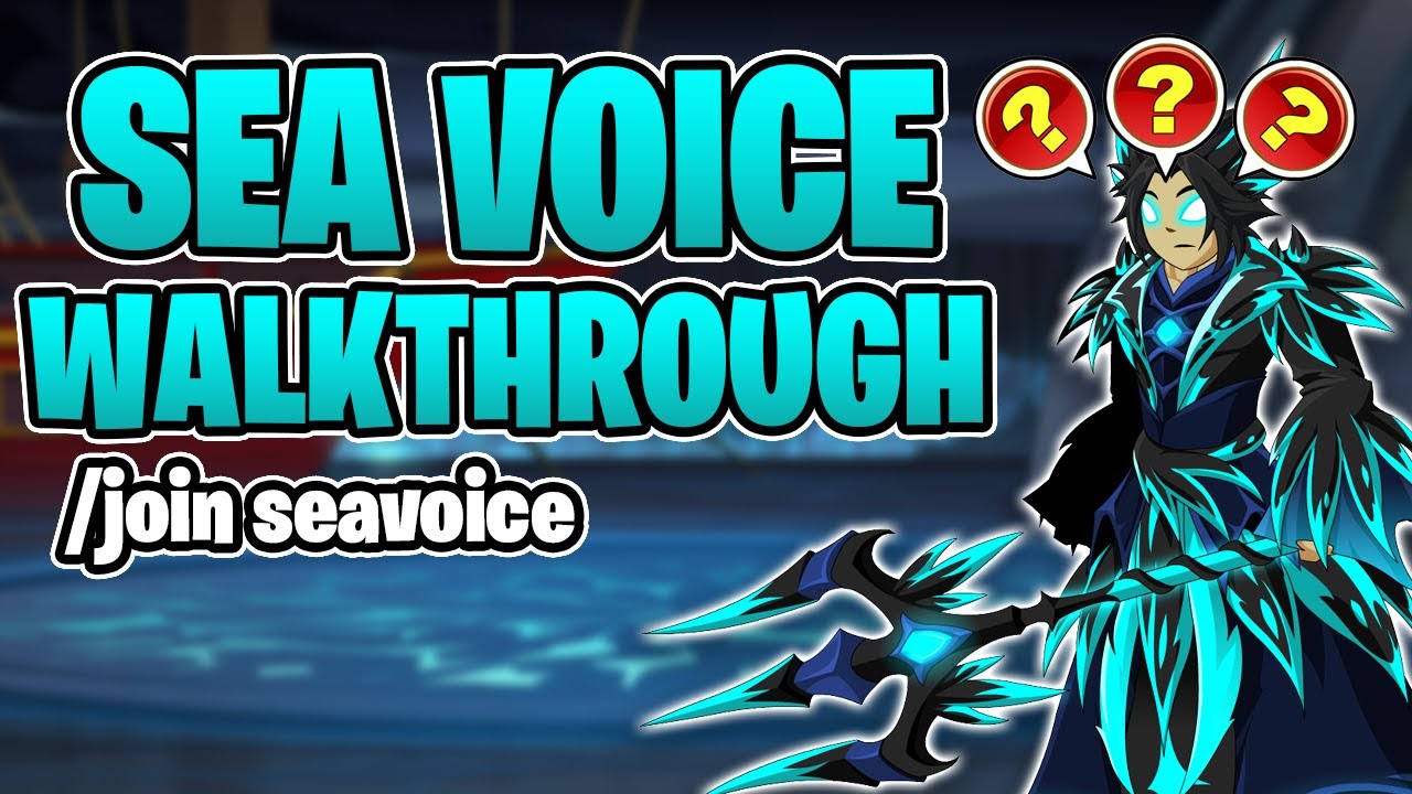 Sea Voice Quest Walkthrough /join seavoice - AQW - YouTube