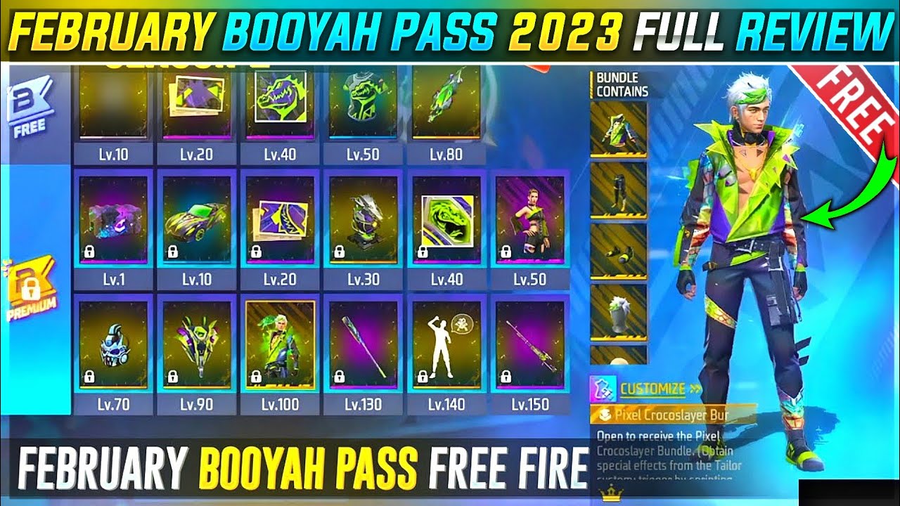 February Booyah Pass Free Fire 2023 | Next Booyah Pass | Free Fire ...