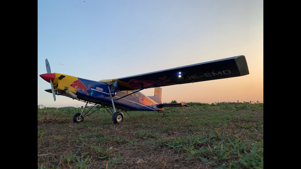 VQ Model - Pilatus PC-6 20cc size EP-GP 2.150 mm wingspan - YouTube