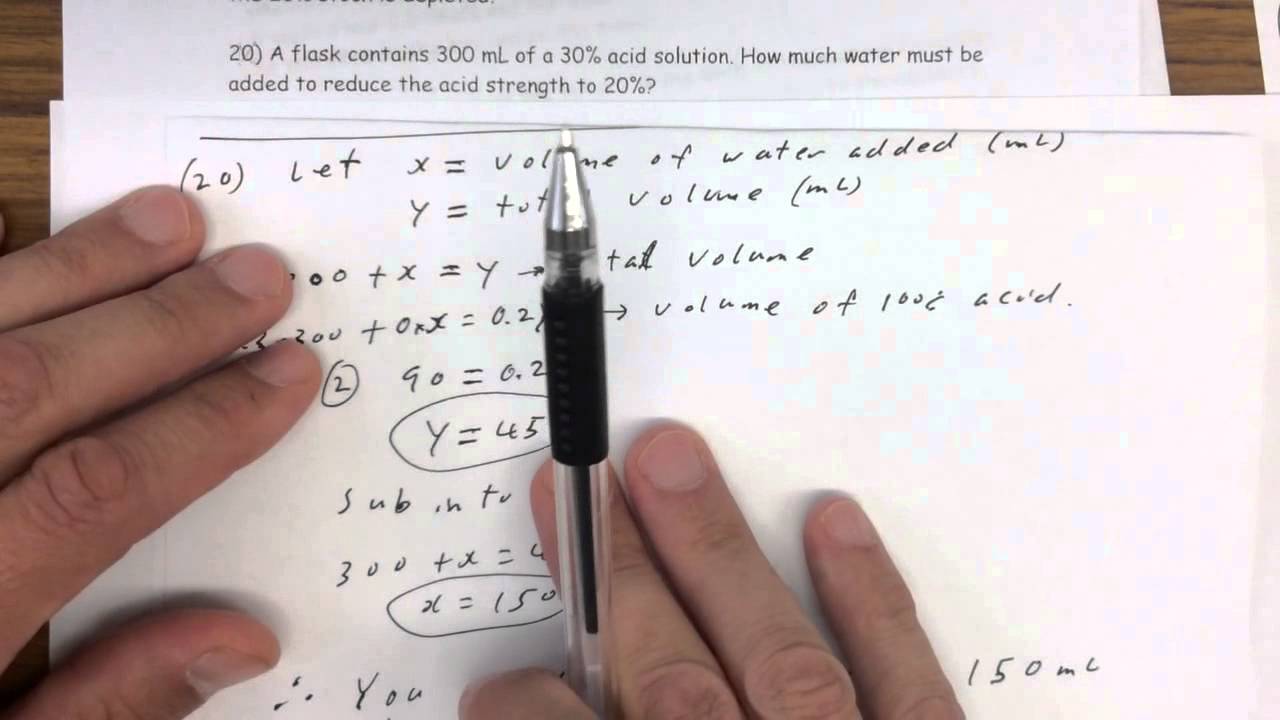 2D Linear Systems Word Problems (part 2) - YouTube