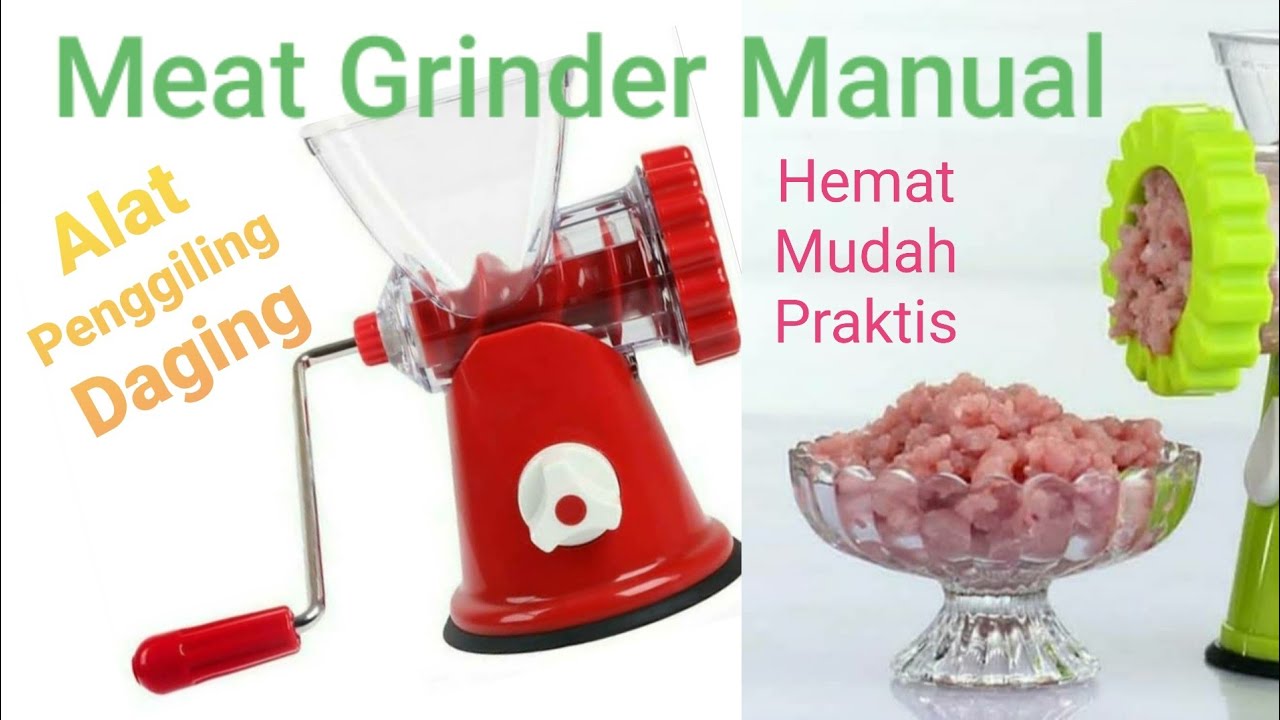 Review Alat Penggiling Daging Manual - YouTube