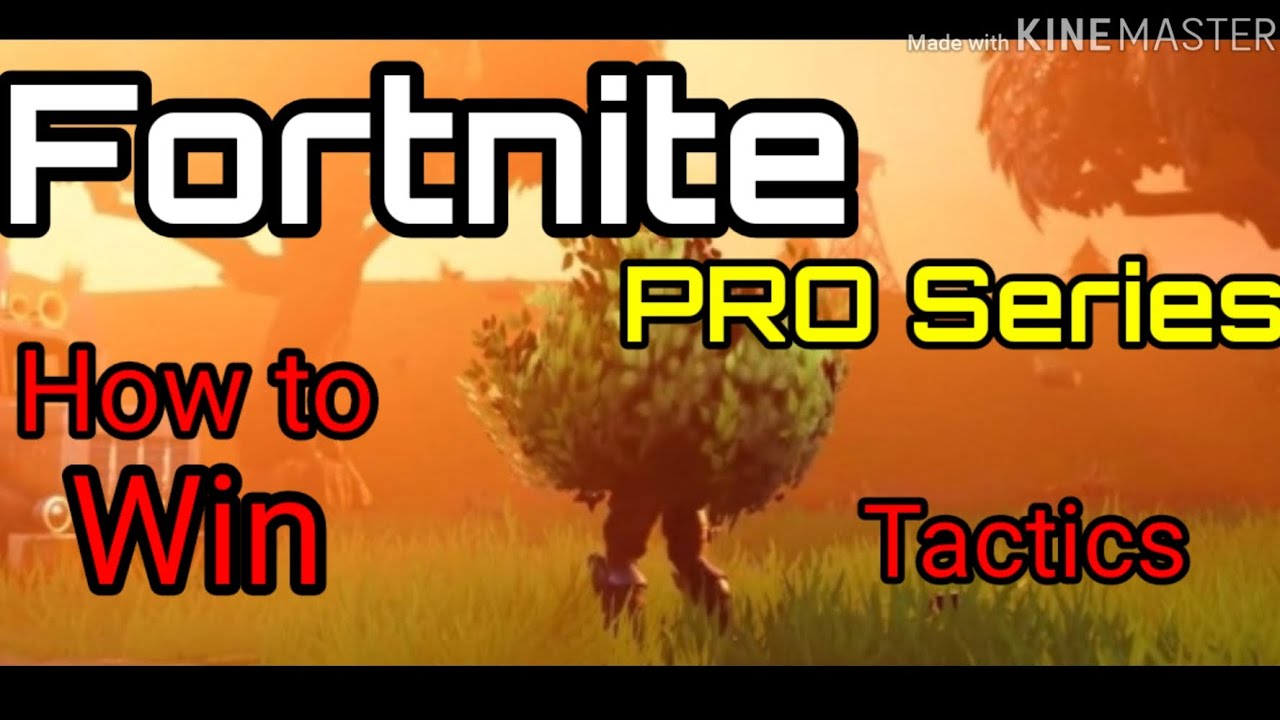 Fortnite PRO Series - How to get a win! - Tactics and loadouts - YouTube