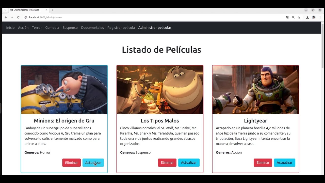 Node js Movie App - YouTube
