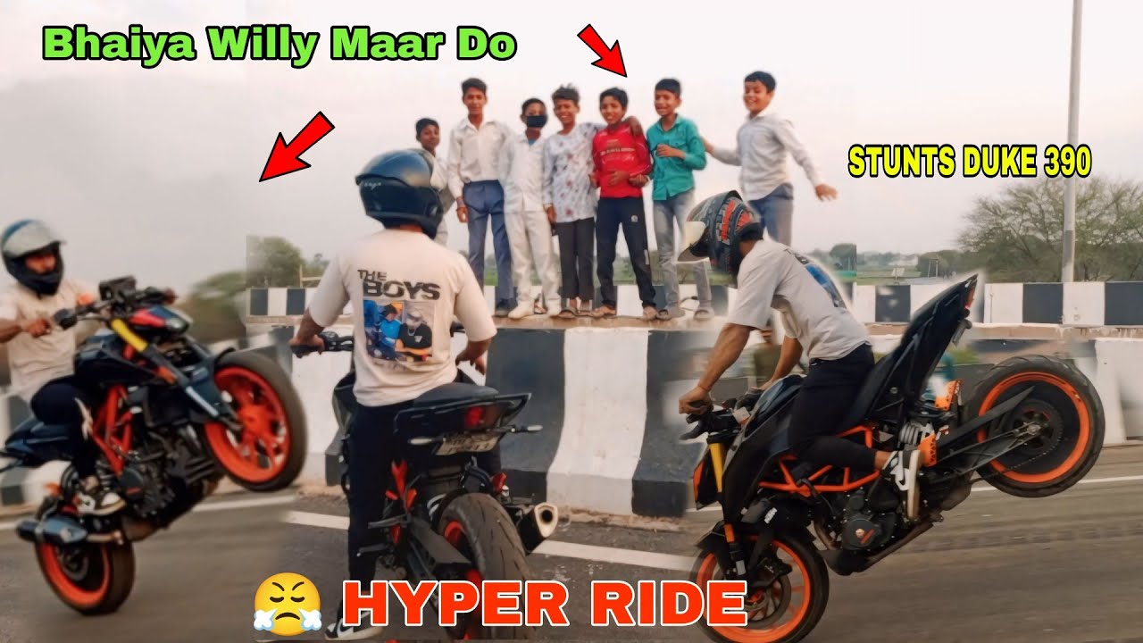 Duke 390 HYPER RIDING || Duke 390 2024 Model Bike #superbike #duke390 # ...