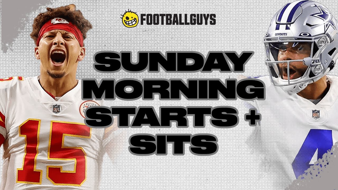 Week 11 Sunday Morning Starts and Sits - LINEUP DECISIONS - 2021 ...