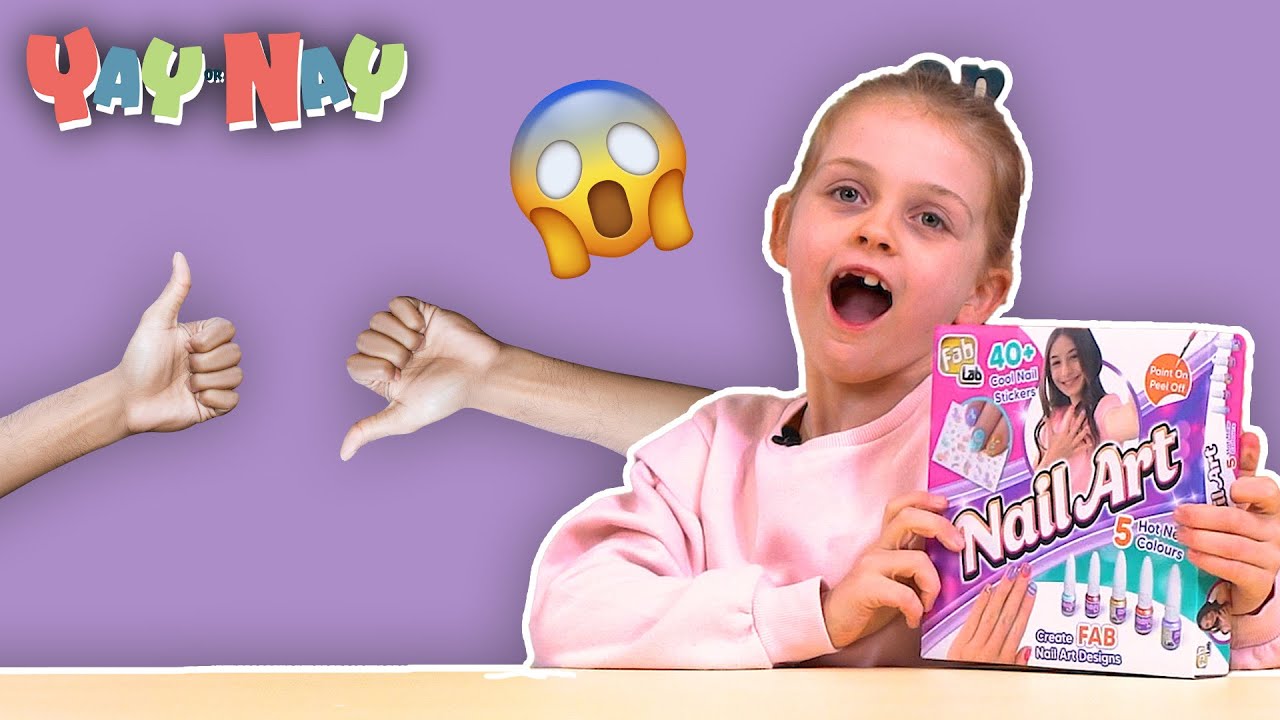 💅 Fab Lab Nail Art Set 💅 [Toy Review] - YouTube