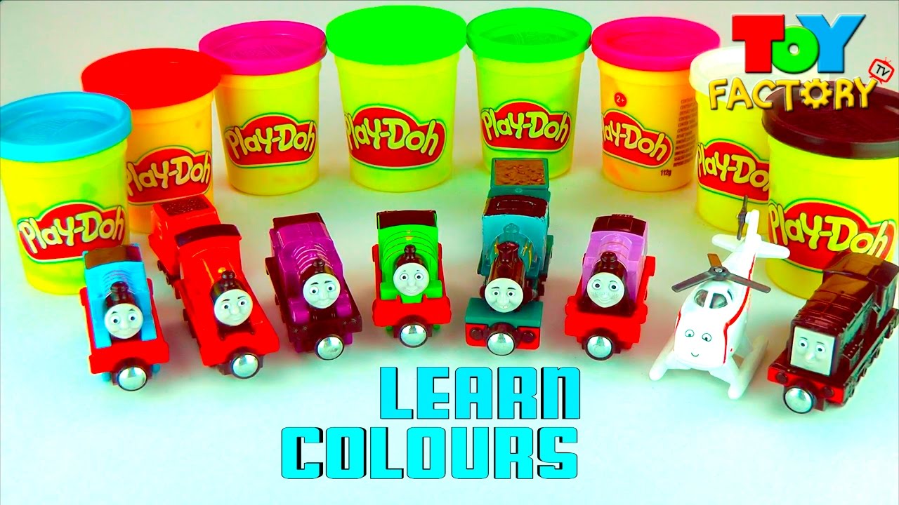 Play Doh Colours With Thomas and his Friends Best learning video! - YouTube