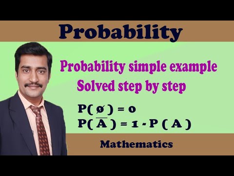 Probability simple example solved - YouTube