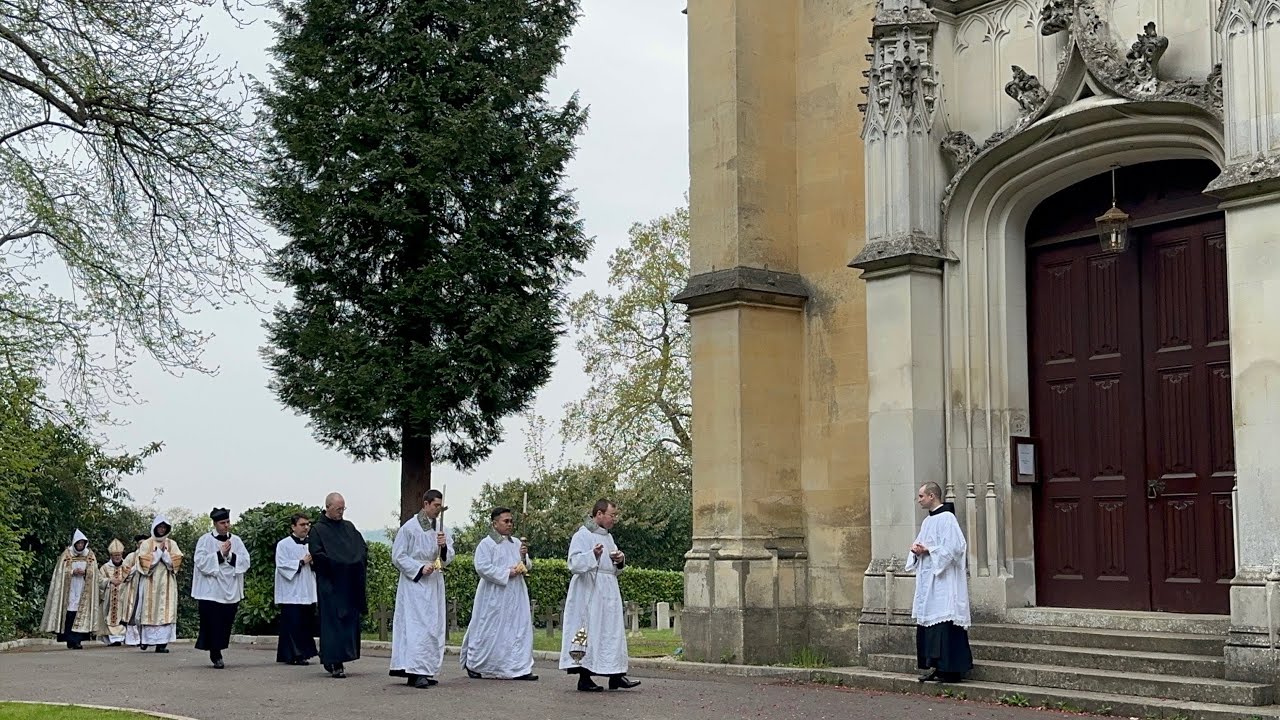 Br. Aelred first Monastic profession - YouTube