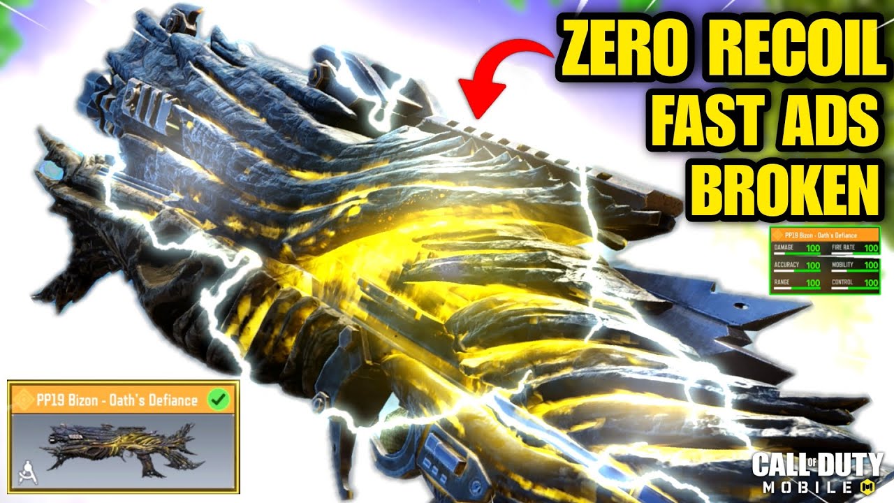 BEST "0 RECOIL" PP19 BIZON Gunsmith Attachments! its BROKEN in Season 4 ...