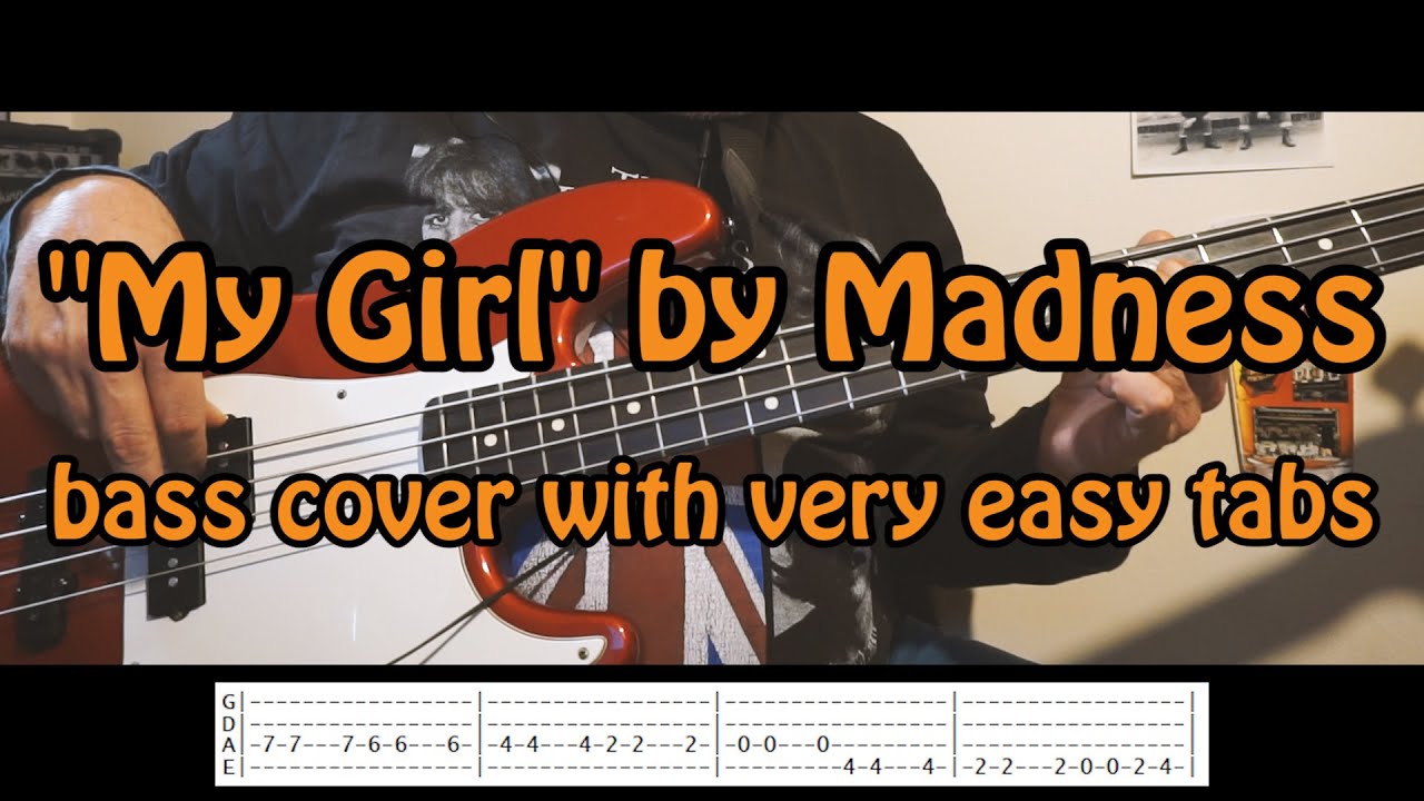 "My Girl" by Madness - bass cover with very easy tabs