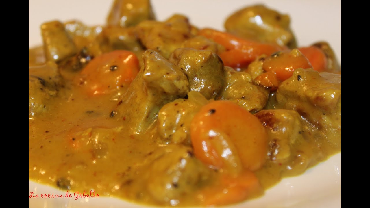 Magro de cerdo al curry rojo Tailandes - YouTube