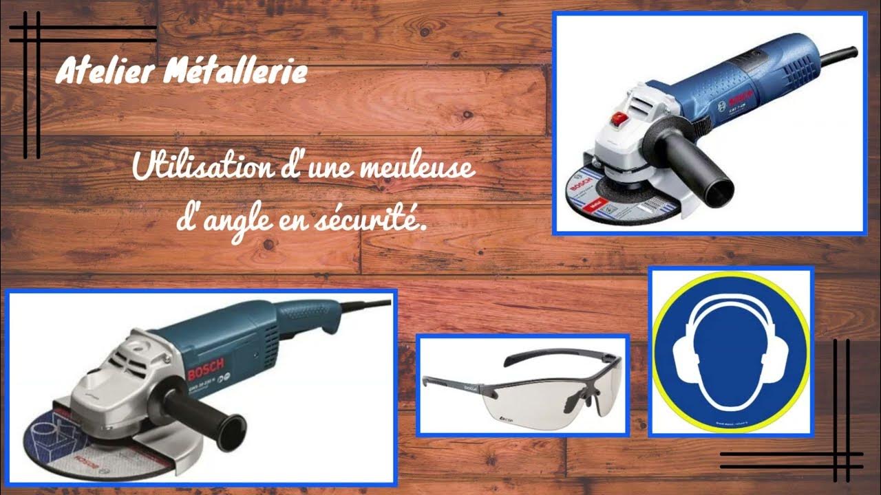 Comment utiliser une meuleuse d'angle en sécurité - YouTube