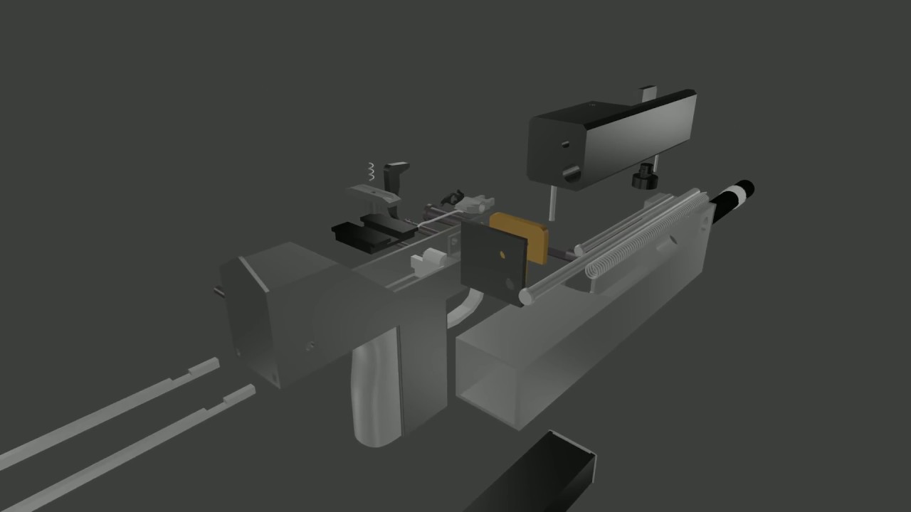 Mac 10 Gun Dissasembly Animation - YouTube