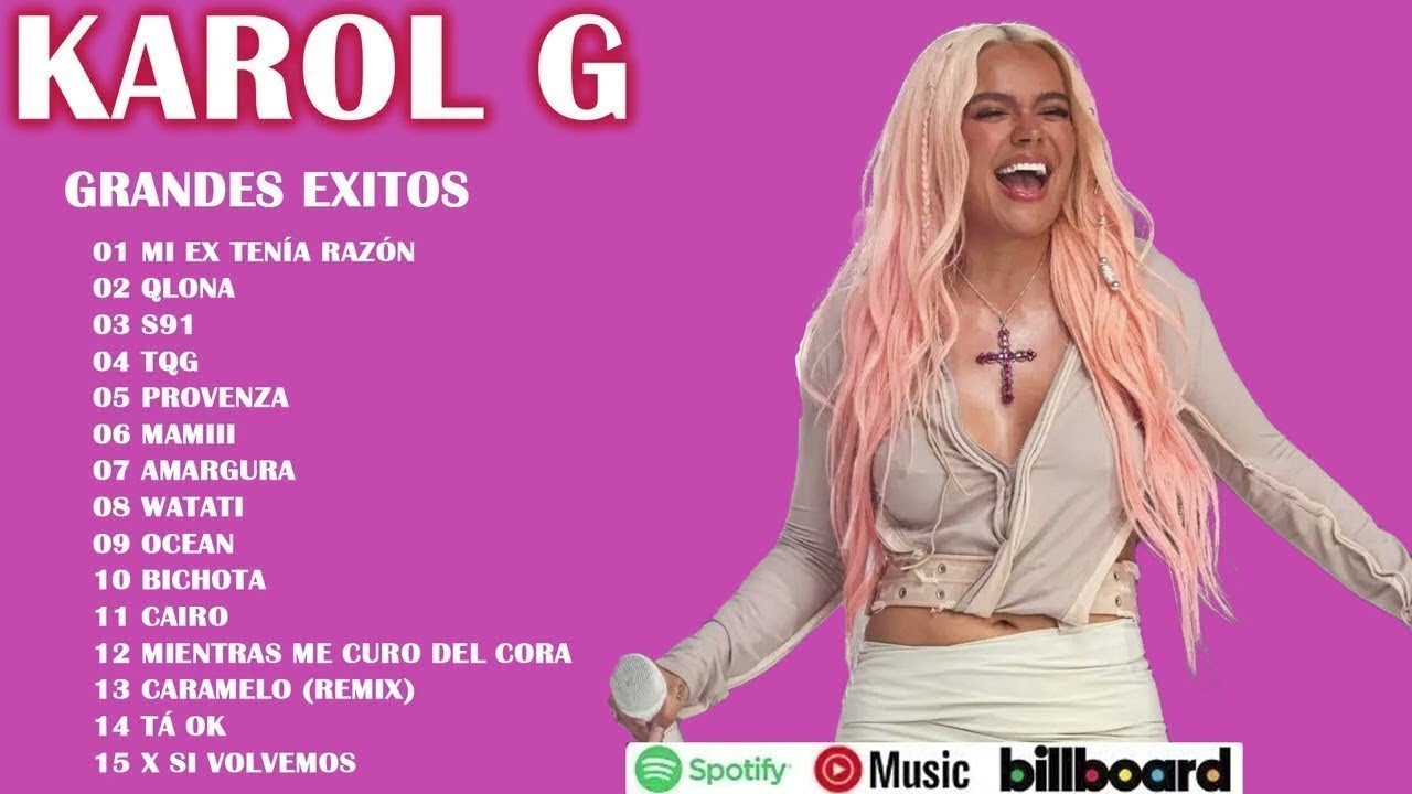 Karol G Mix 2023 Éxitos ⭐ Las Mejores Canciones de Karol G ⭐Reggeatons ...