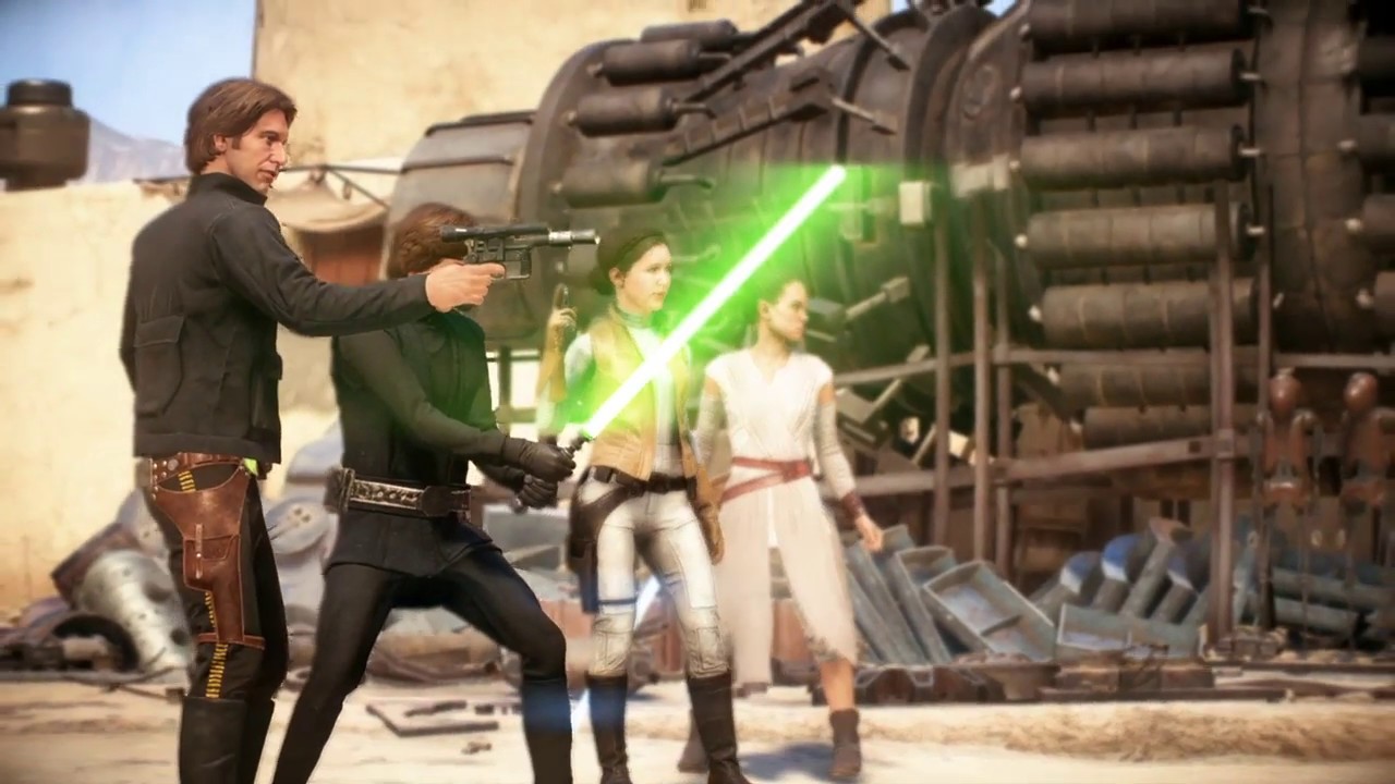 Awesome Han Solo Gameplay! | Heroes vs Villains | Star Wars Battlefront ...