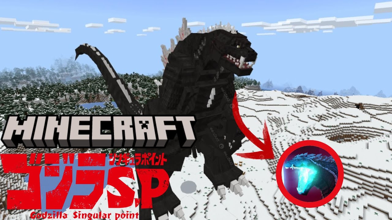 Mod do Godzilla Singular point no Minecraft!! - YouTube