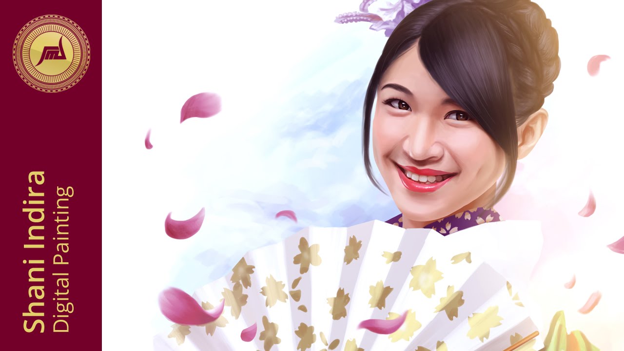 Shani Indira Natio (Shani JKT48) - Digital Painting by Ryan Mahendra ...