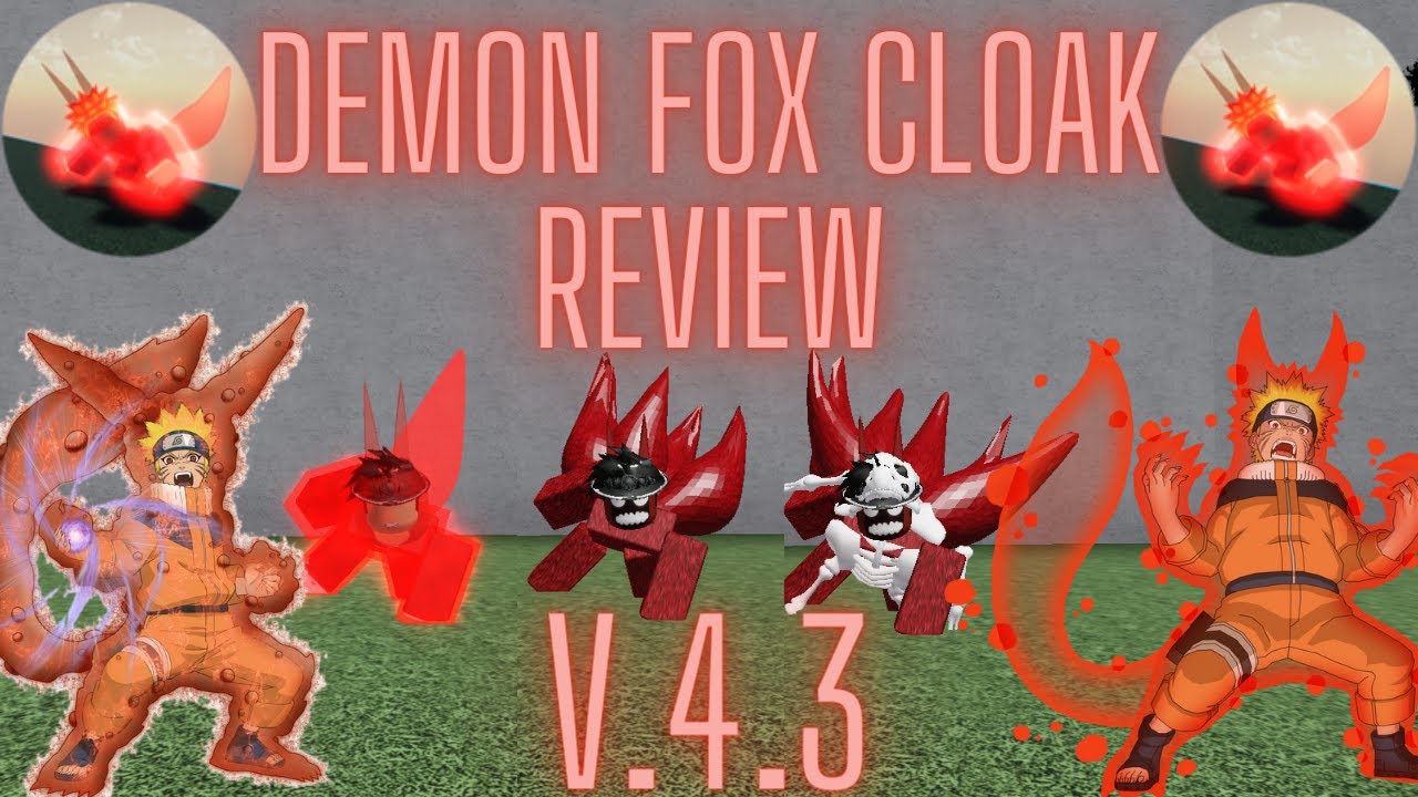 (Roblox) Ninja Tycoon Demon Fox Cloak Review! V.4.3 UPDATED - YouTube