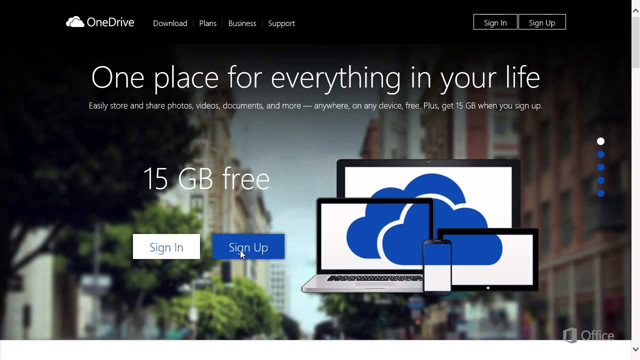 How to Signin and Create a OneDrive Account - YouTube