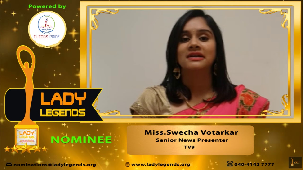 TUTORS PRIDE's "LADY LEGENDS ACCOLADES" Mrs.Votarkar Swechcha NOMINEE - YouTube