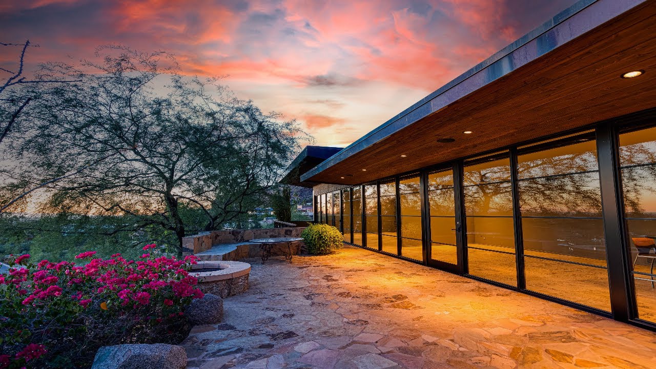 Stunning Hillside Luxury Home in Arcadia, Phoenix - YouTube