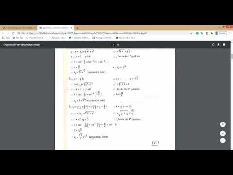 10- complex numbers: Euler form - YouTube