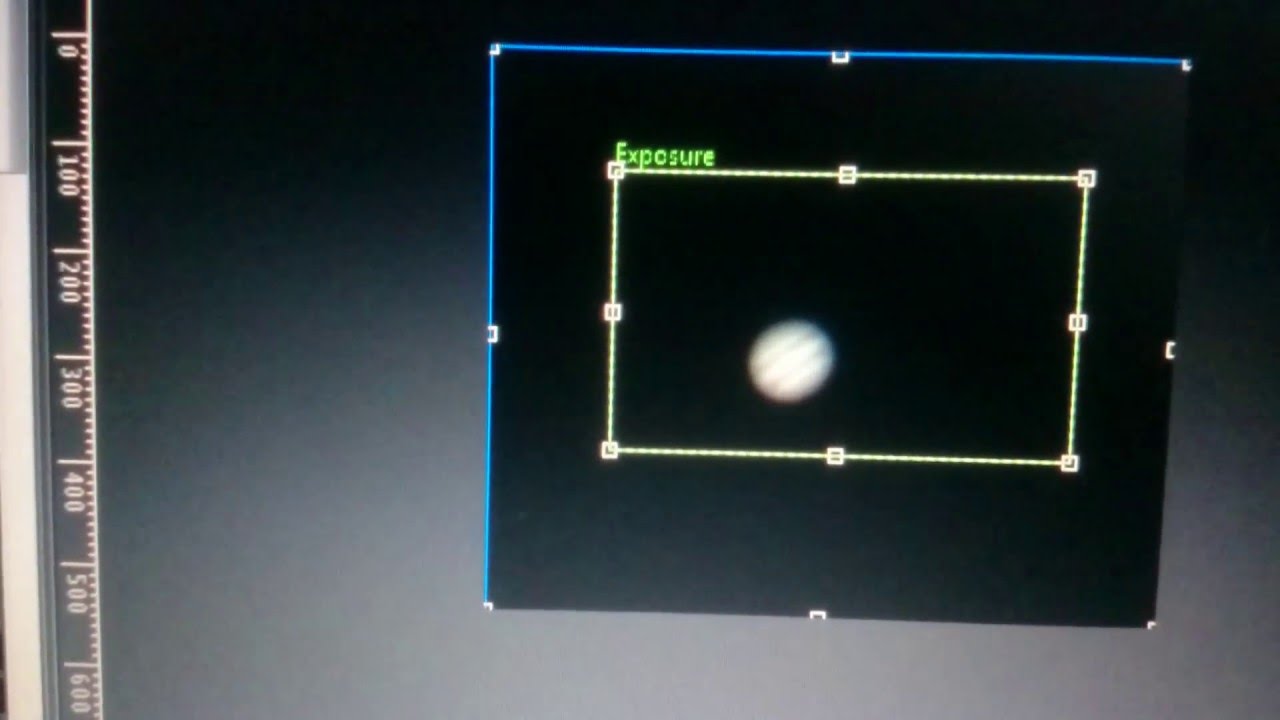 Jupiter on laptop screen with Altair Gp Cam - YouTube