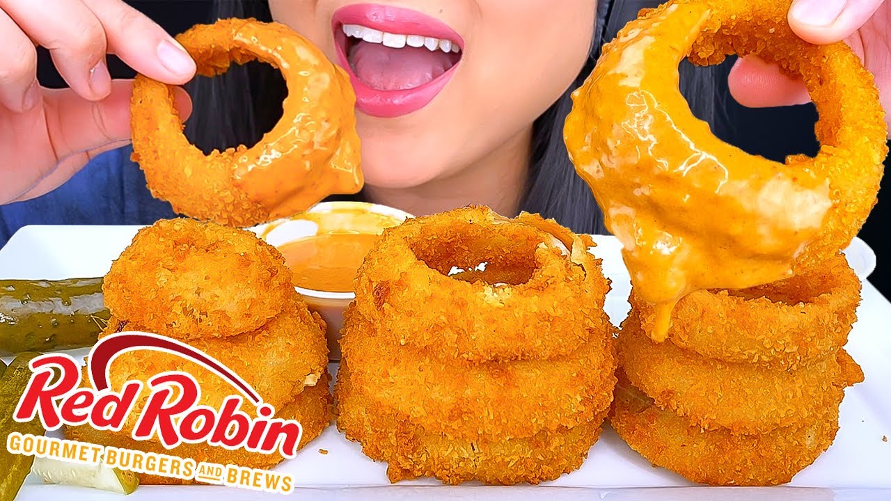 ONION RINGS ASMR EATING SOUNDS from (ASMR PHAN) - YouTube
