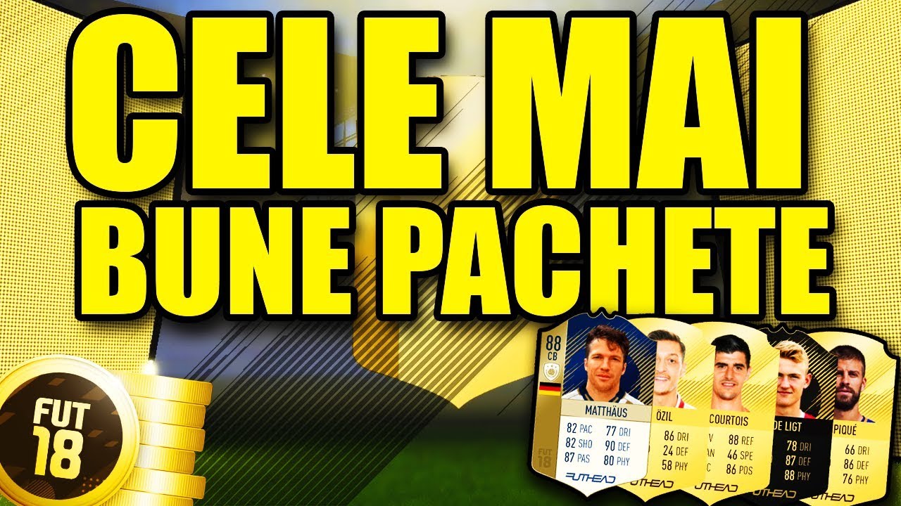CELE MAI BUNE PACHETE LA FIFA 18 / Dă pă Ștrim #4 - YouTube