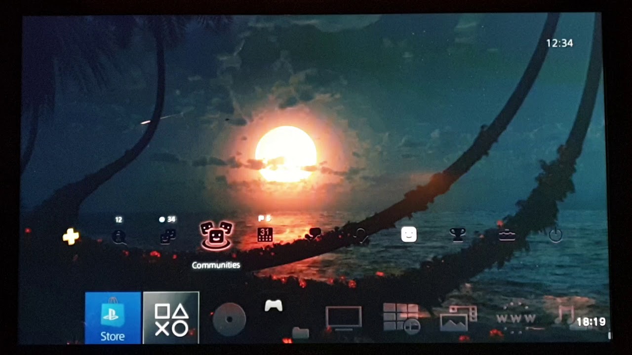 Painted Sky Slide N' Go Theme Ps4 Design - YouTube