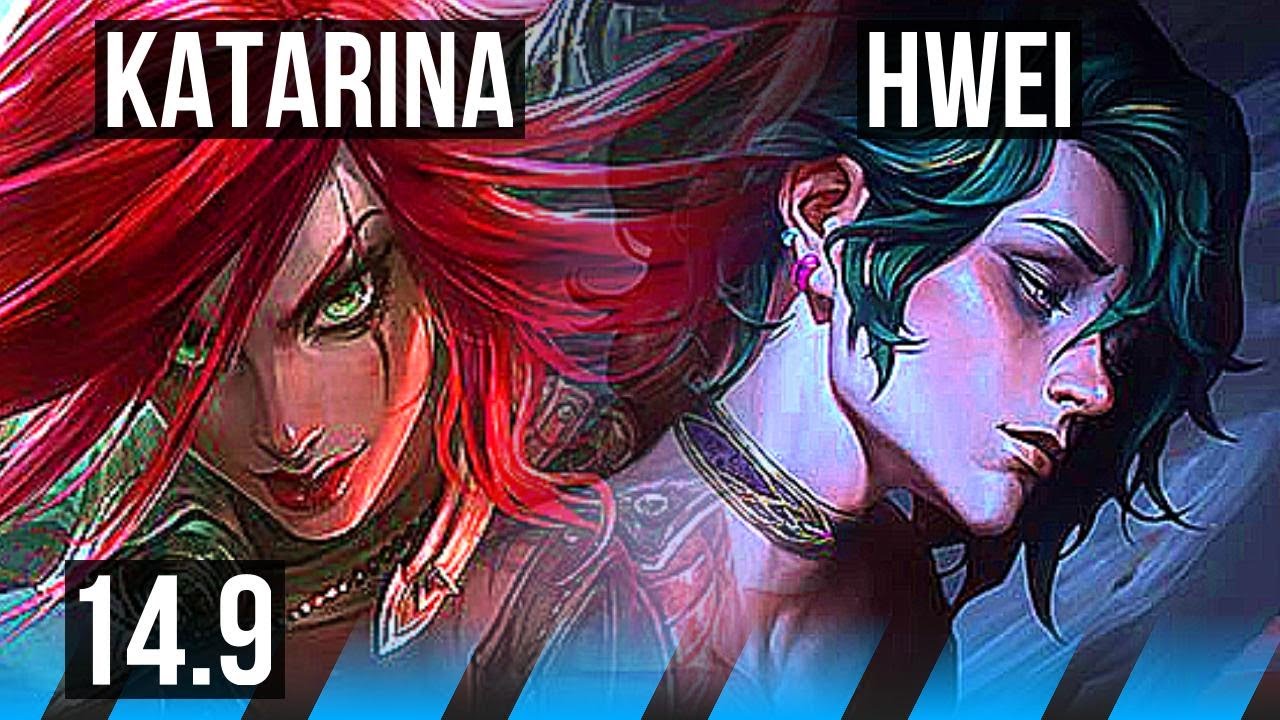 Katarina Vs Hwei Mid 73 Winrate 1215 Quadra Dominating Tr Challenger 149 Youtube