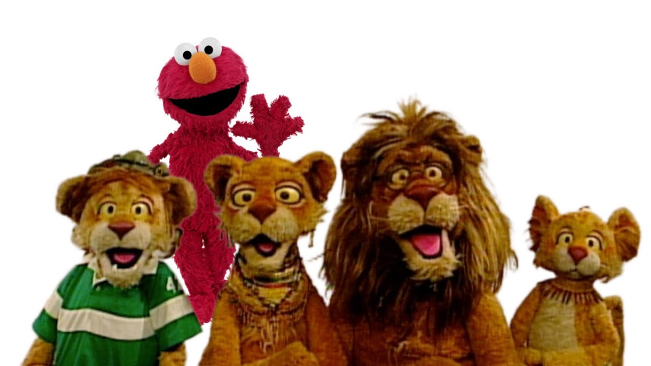 Elmo meets The Between The Lions Family (Requested By ...