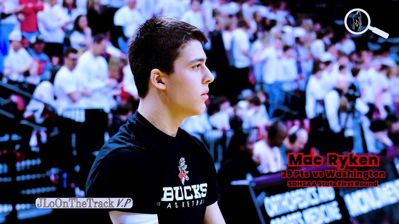 Skillful Guard Mac Ryken Scored 29 Pts at State vs Washington! #Yankton ...
