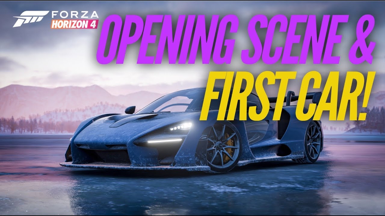 Opening Scene and Choosing My First Car in Forza Horizon 4! - YouTube