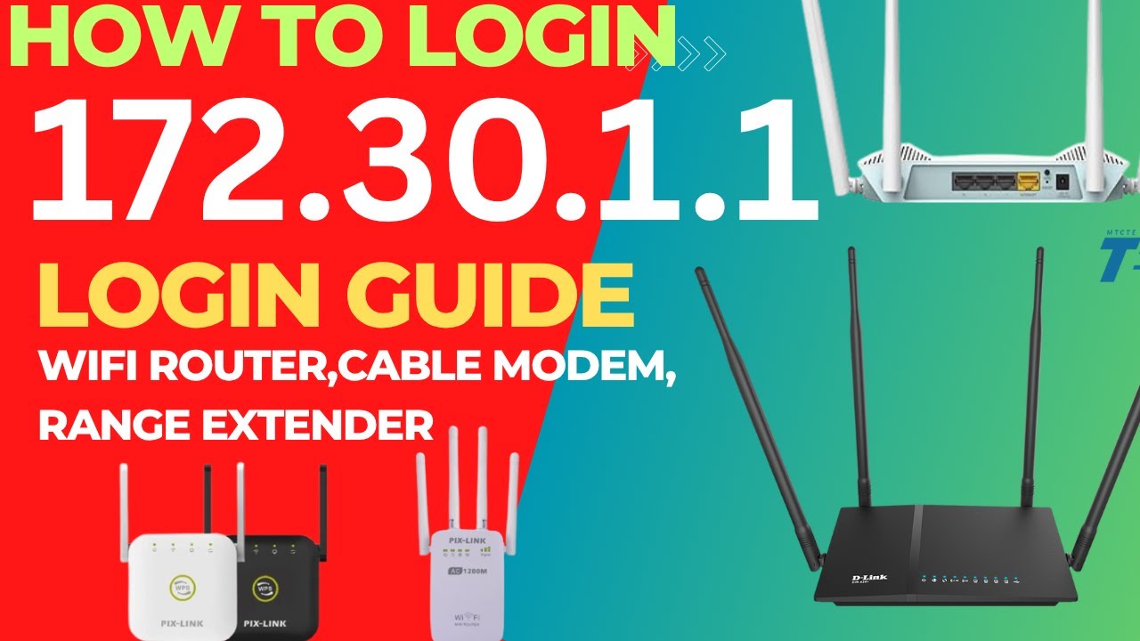 172.30.1.1 Login guide Router, Cable Modem, Range Extender | Login ...