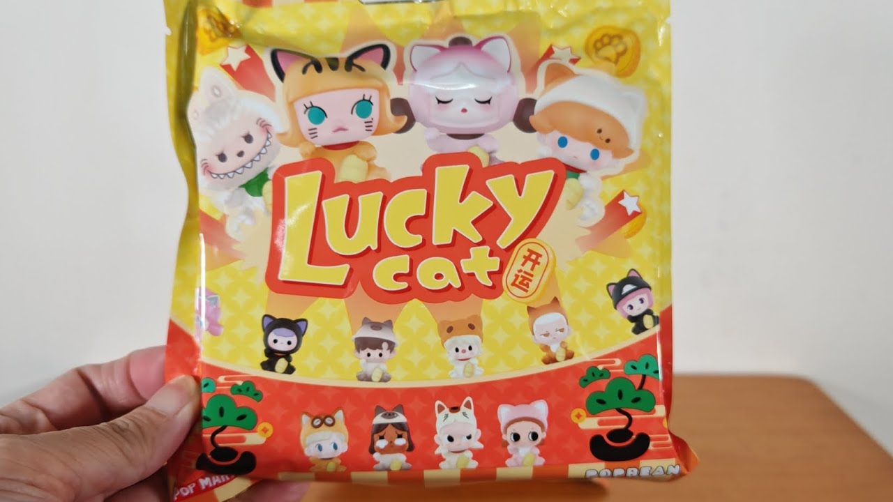 Pop Mart Lucky Cat Pop Beans - Secret Found!! - YouTube