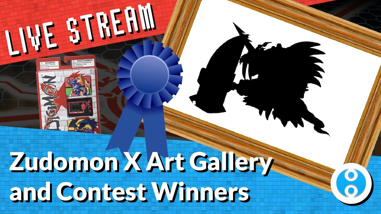 Winners Announcement! Zudomon X Art Gallery - YouTube