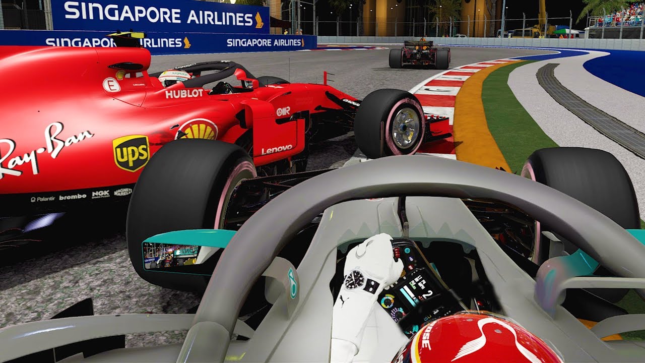 DISASTER IN THE RACE WITH RIVAL! F1 2019 Mod CAREER MODE Part 15 ...
