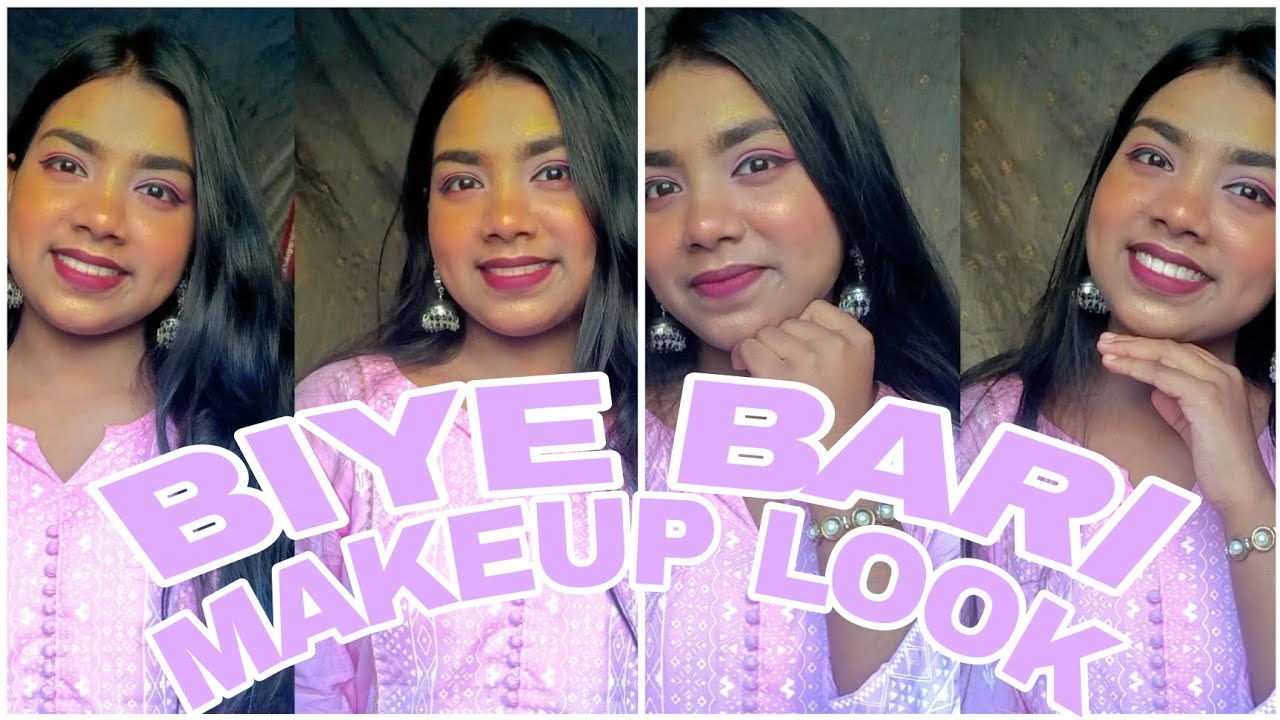 BENGALI BIYE BARI GUEST MAKEUP LOOK FOR TEENAGERS AND BEGINNERS IN ...